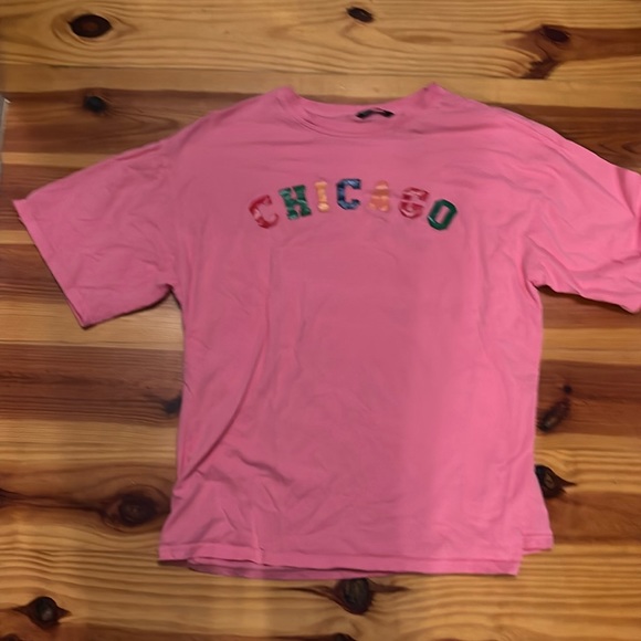 SHEIN | Tops | Chicago Shein Tee New No Tags | Poshmark